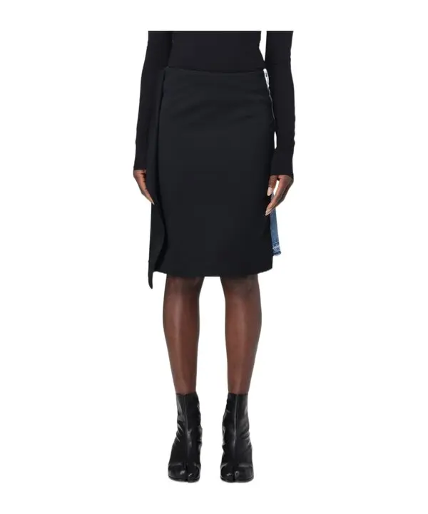 MAISON MARGIELA Panelled Denim Miniskirt