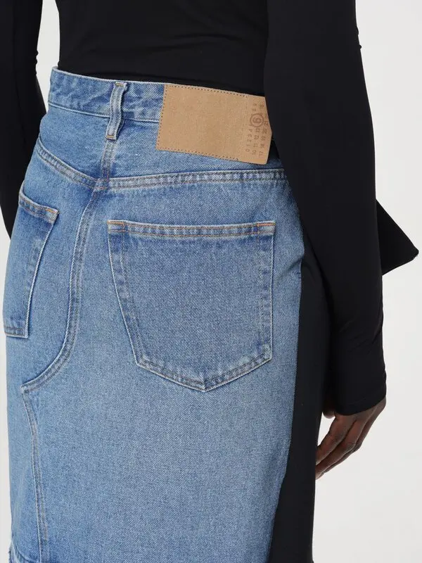 MAISON MARGIELA Panelled Denim Miniskirt