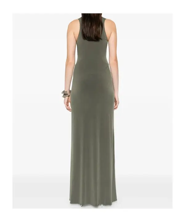 Coperni Sleeveless Maxi Dress With Cutout Detail