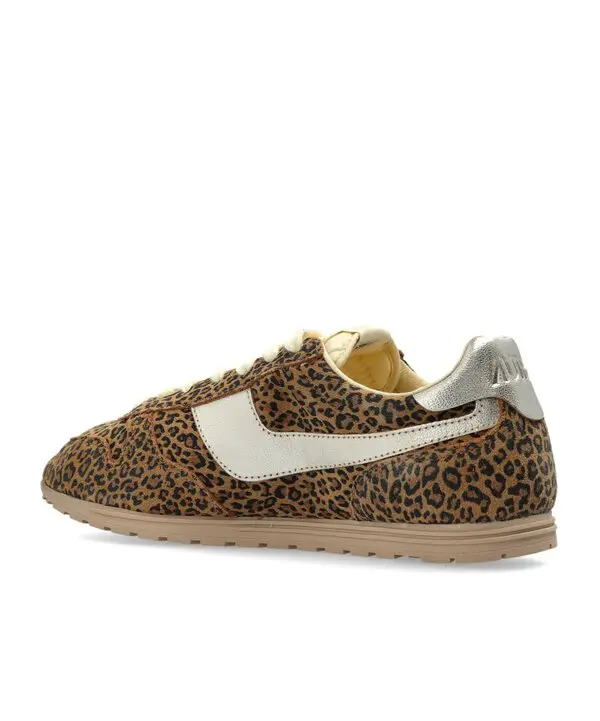 AUTRY Windspin Low-top Sneakers With Leopard Print - Multicolor