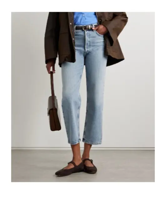 AGOLDE High-rise Straight Leg Jeans