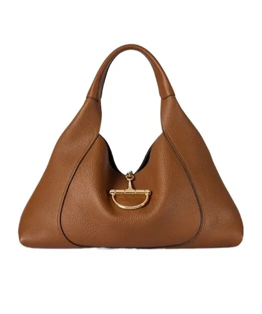 Gucci Softbit Maxi Shoulder Bag - Brown