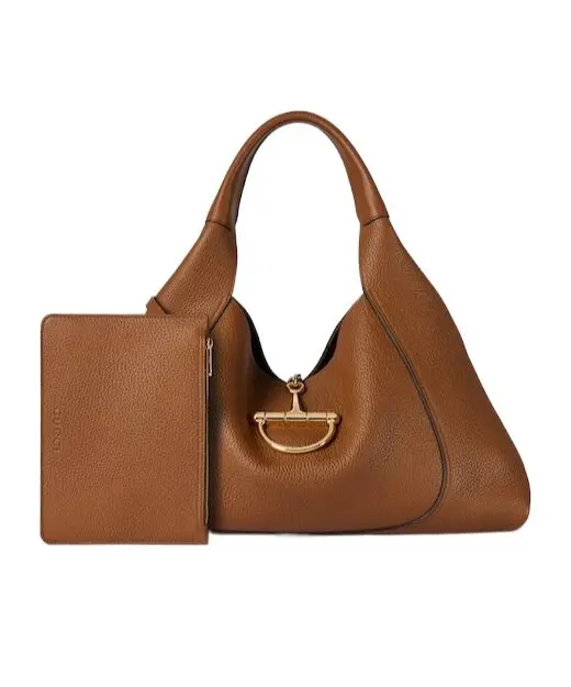 Gucci Softbit Maxi Shoulder Bag - Brown