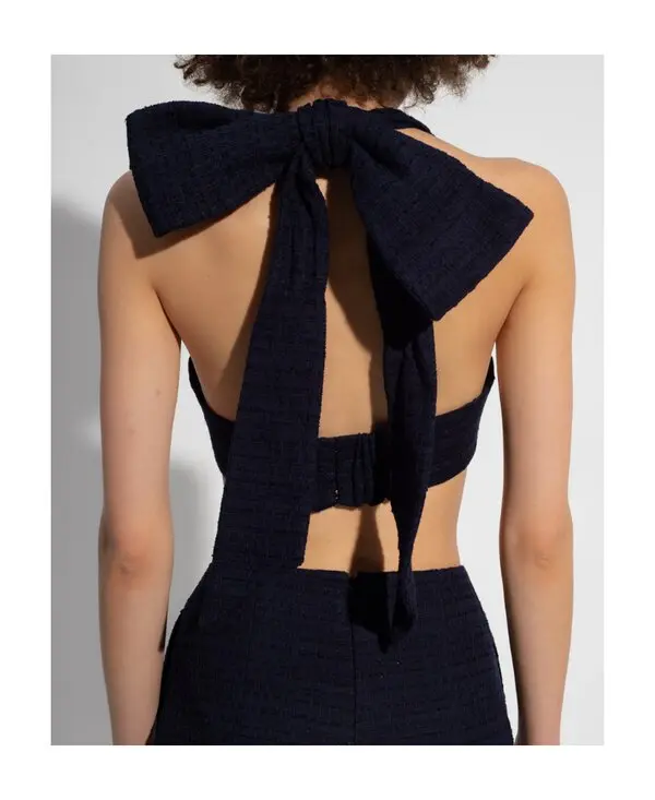 Zimmermann High Tide Halterneck Bodice - Black