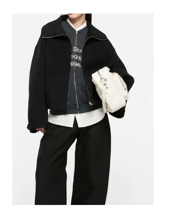 Acne Studios Zip-up Jacket With High Collar