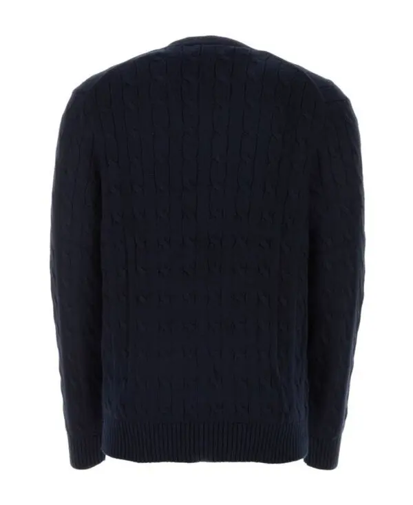 Polo Ralph Lauren V-neck Long-sleeved Cardigan With Embroidered Pony
