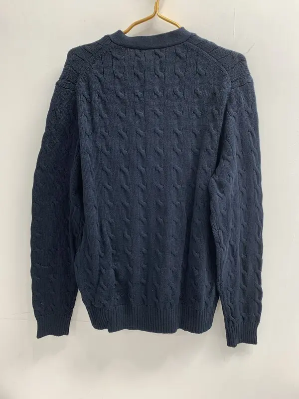 Polo Ralph Lauren V-neck Long-sleeved Cardigan With Embroidered Pony