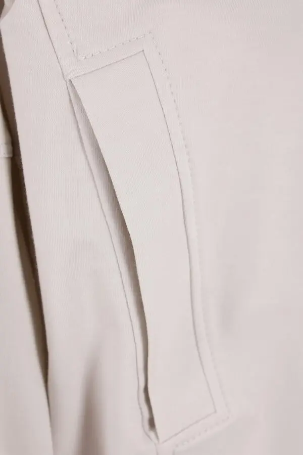 Brunello Cucinelli Long Sleeved Zip-up Sweatshirt - White