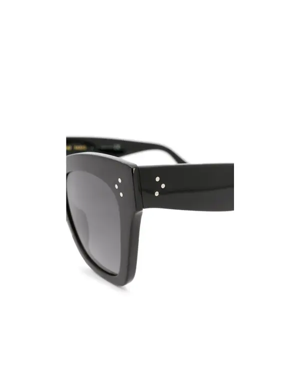 Celine Cat Eye Acetate Sunglasses With Polarized Lenses - Black