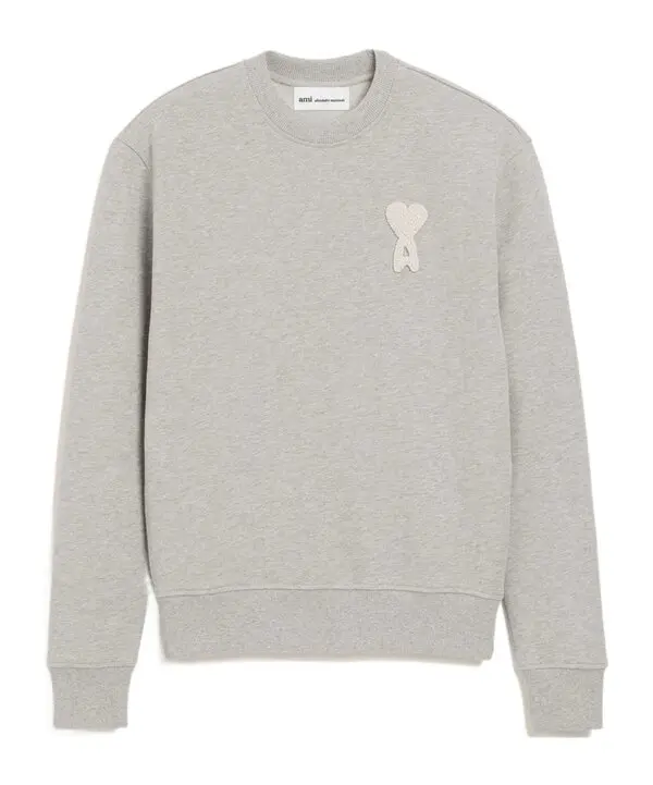 AMI Paris De Coeur Long Sleeve Sweatshirt