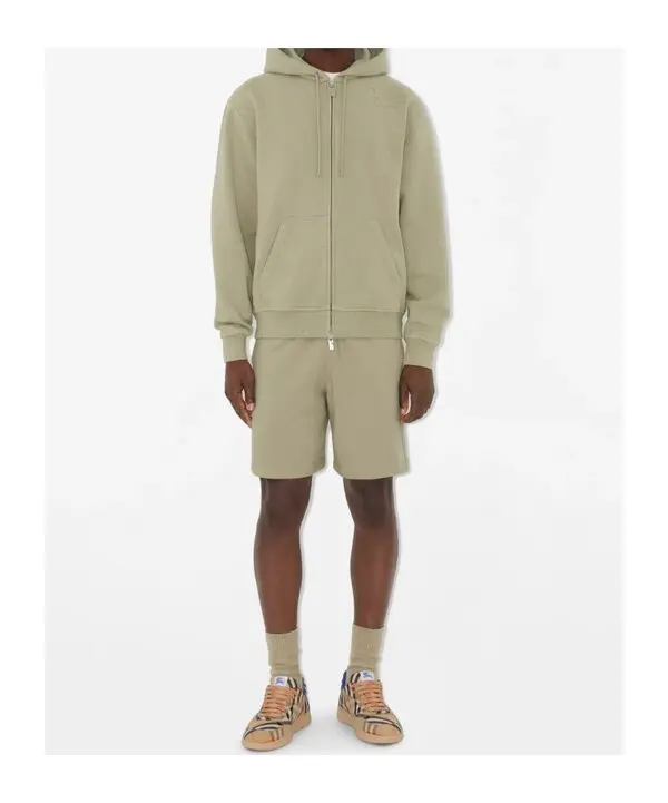 Burberry Checked Lace-up Sneakers - Sand