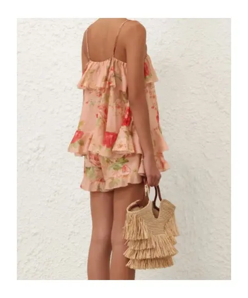 Zimmermann Roselight Frill Cami Top