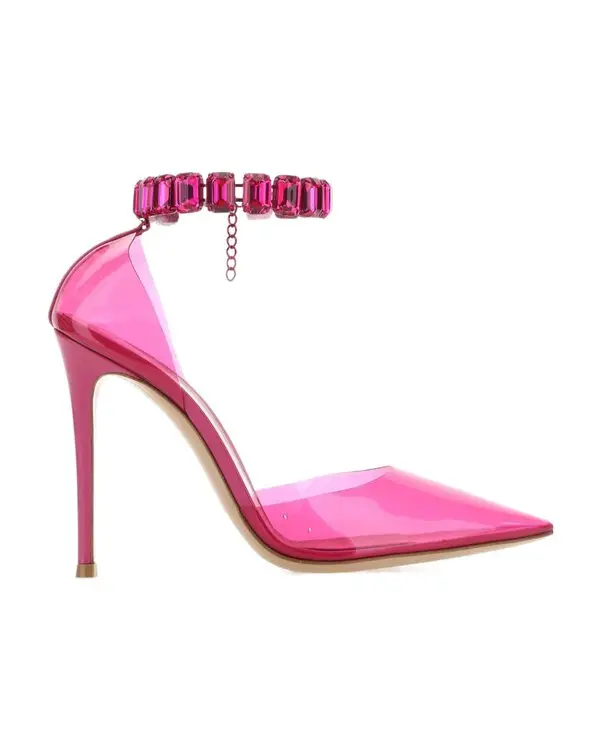 GIANVITO ROSSI Embellished Pointed-toe Pumps