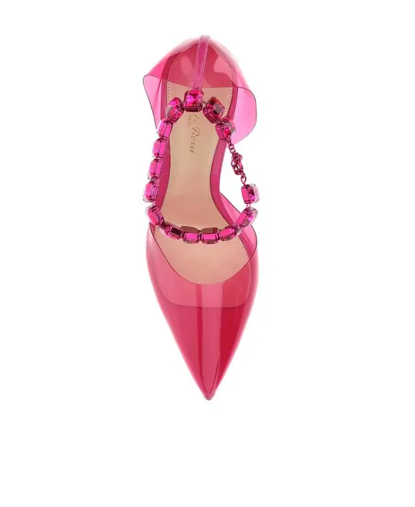 GIANVITO ROSSI Embellished Pointed-toe Pumps