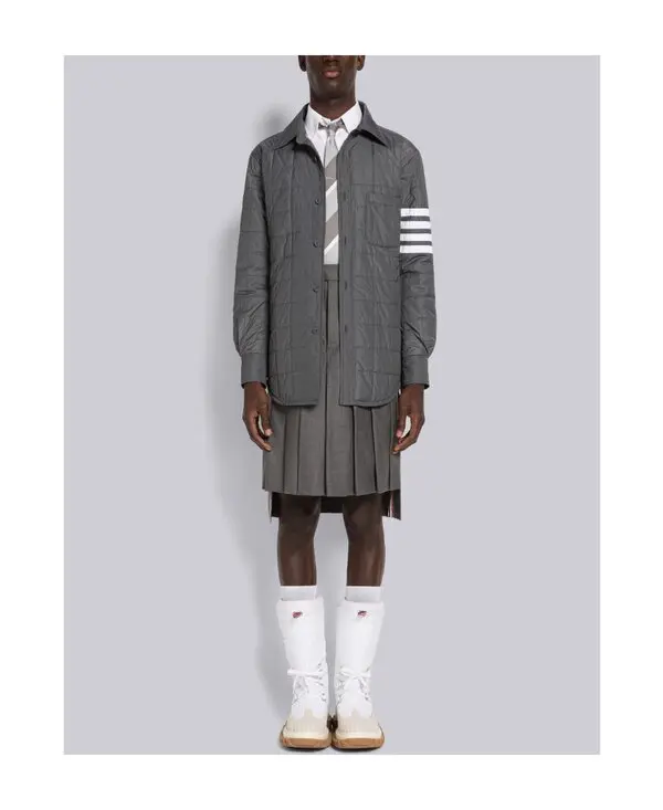 Thom Browne 4-bar Padded Shirt Jacket
