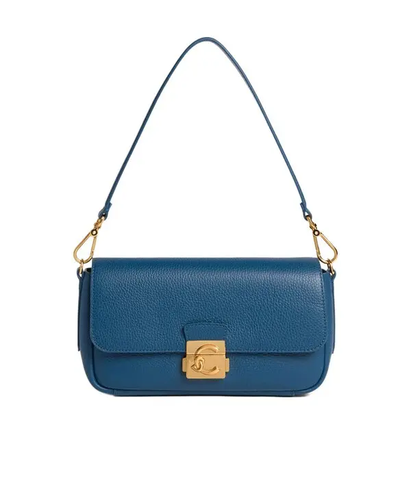 COCCINELLE Medium C-me Lock Shoulder Bag - Blue