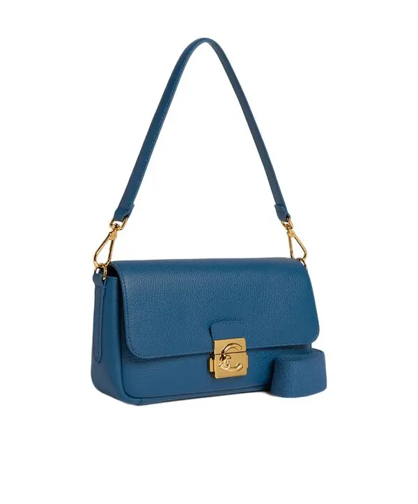 COCCINELLE Medium C-me Lock Shoulder Bag - Blue