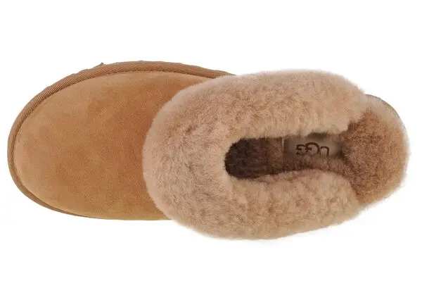 UGG Shearling Trim Classic Slipper