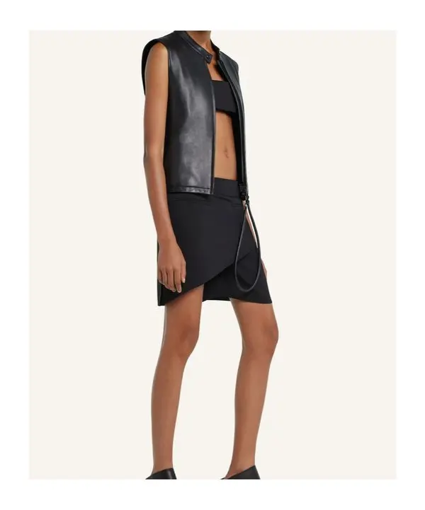 COURREGES City Shadow Leather Vest