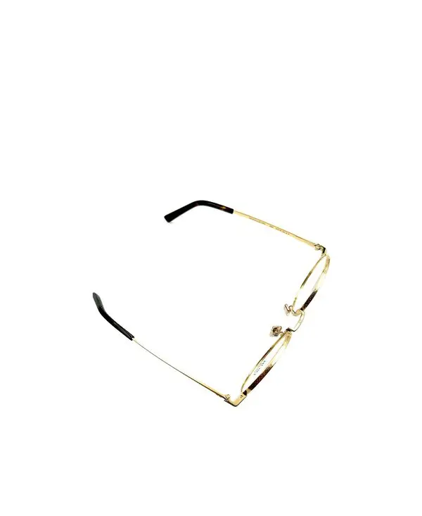Dior Round Frame Eyeglasses - Yellow
