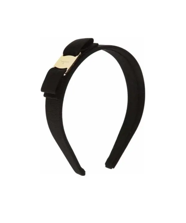 FERRAGAMO Vara Bow Headband - Black