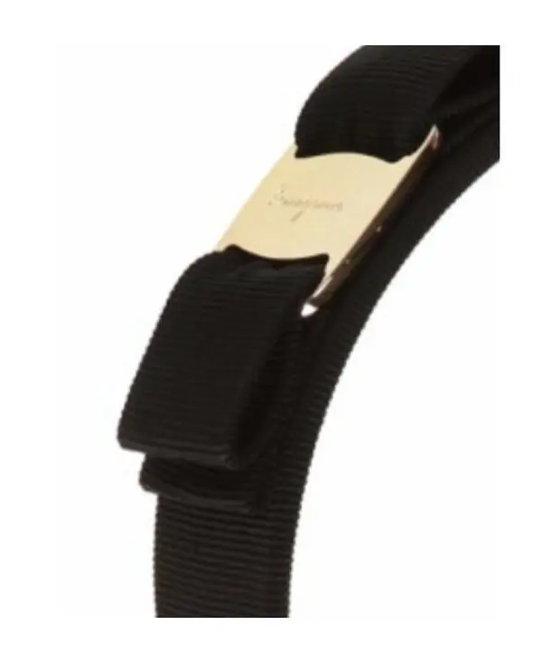 FERRAGAMO Vara Bow Headband - Black