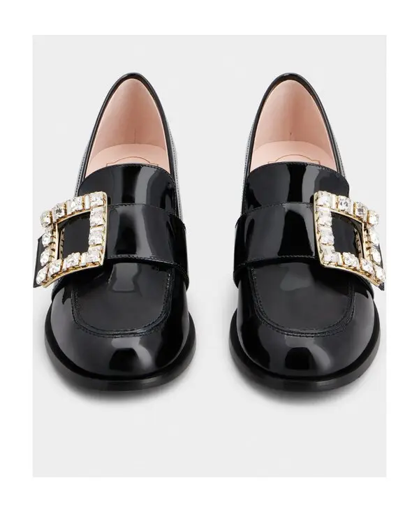 ROGER VIVIER Embellished Buckle Loafers