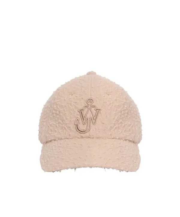 J.W.ANDERSON Jw Anderson Logo Embroidered Baseball Cap - Nude