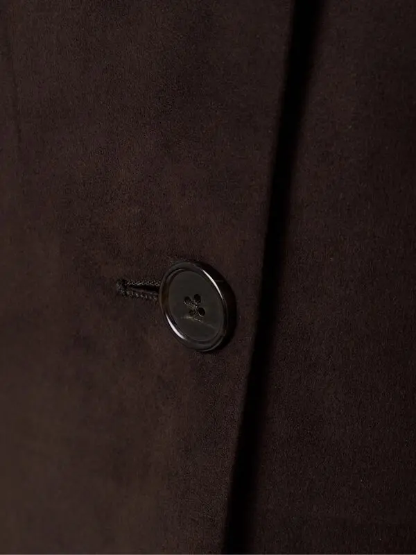 THE ROW Fabian Single-breasted Suede Jacket