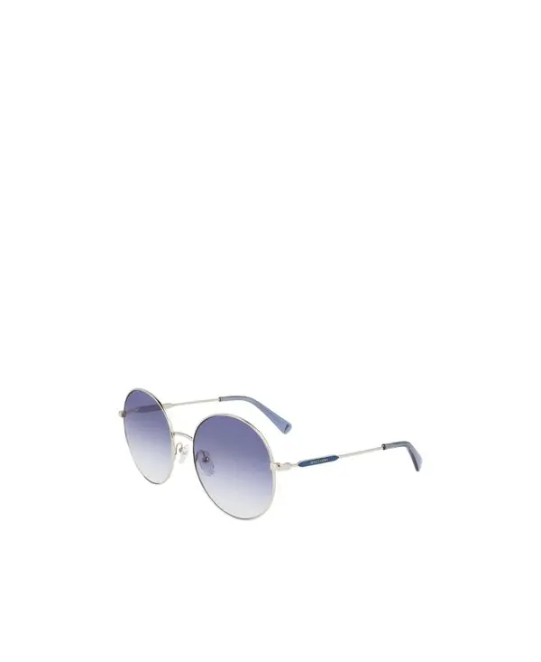 Longchamp Round Frame Sunglasses - White