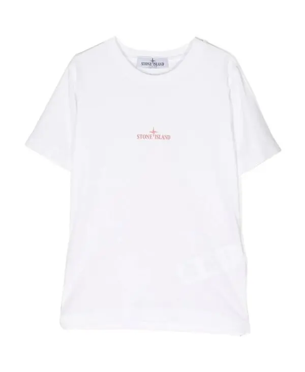 Stone Island Logo Print Short Sleeve T-shirt
