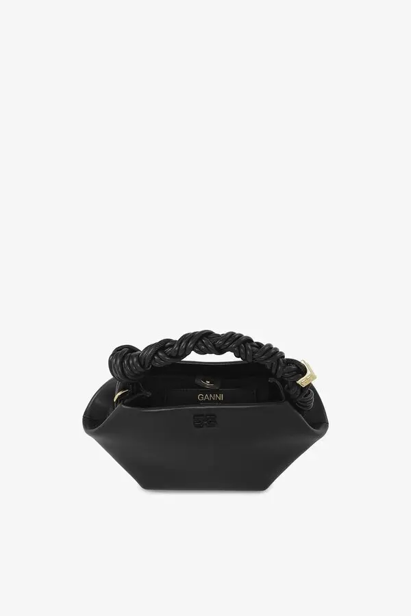 GANNI Mini Bou Tote Bag - Black