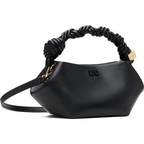 GANNI Mini Bou Tote Bag - Black