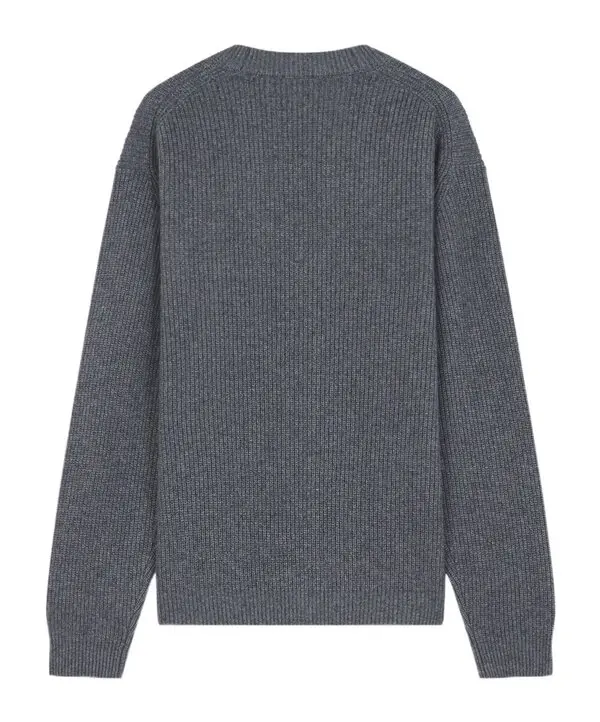 Maison Kitsuné Bold Fox Head Patch Knitted Cardigan