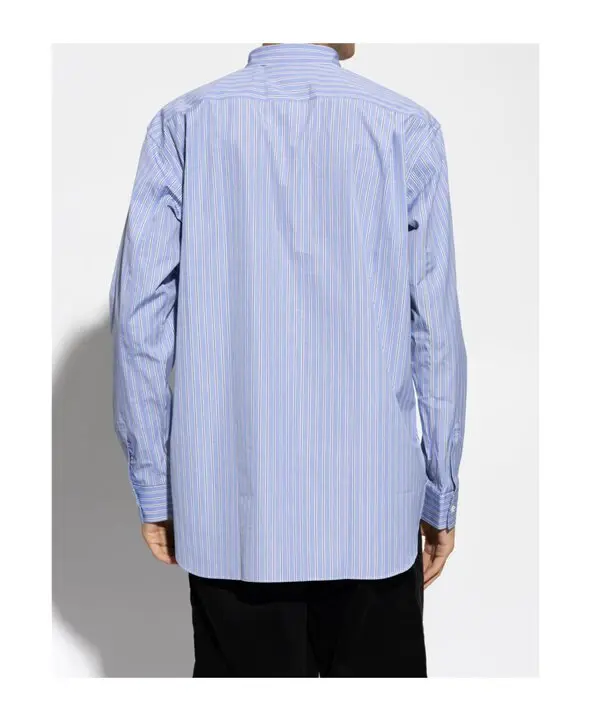 Comme Des Garçons Striped Shirt - Blue