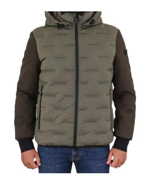 Peuterey Hooded Zipped Jacket - Green