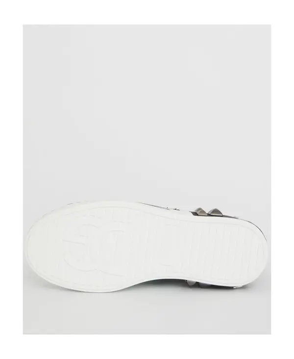 Dolce & Gabbana Graffiti Printed Lace-up Sneakers