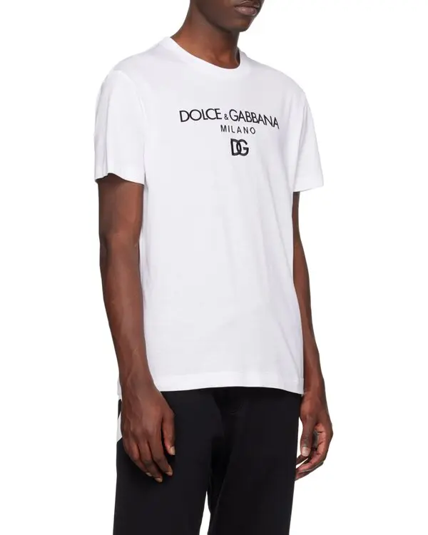 Dolce & Gabbana Dolce Gabbana Logo Embroidered Crewneck T-shirt
