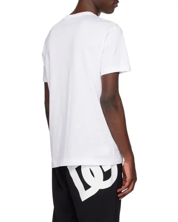 Dolce & Gabbana Dolce Gabbana Logo Embroidered Crewneck T-shirt