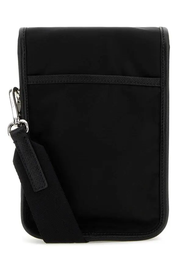 Prada Logo Plaque Buckle Fastened Crossbody Bag