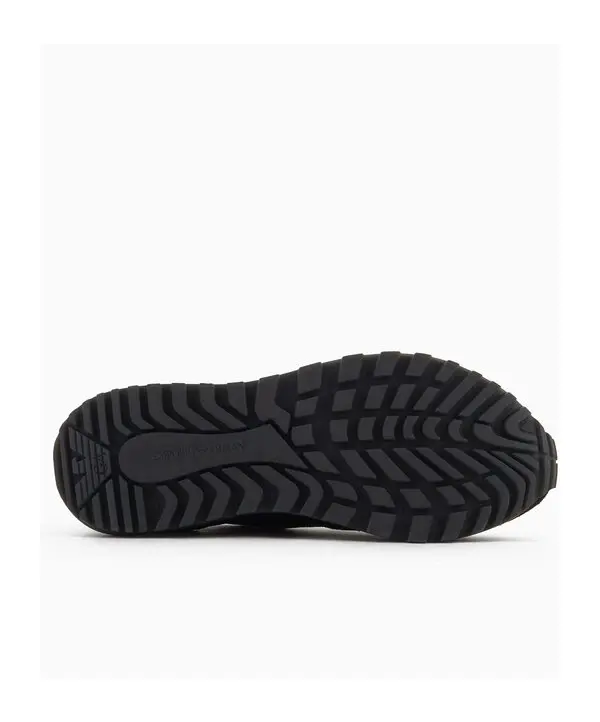 Emporio Armani Logo Plaque Lace-up Sneakers