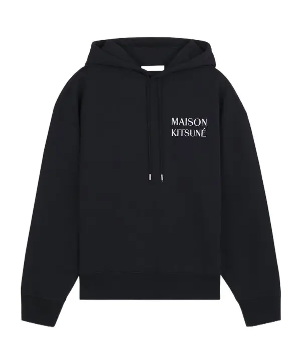 Maison Kitsuné Graphic Printed Drawstring Hoodie
