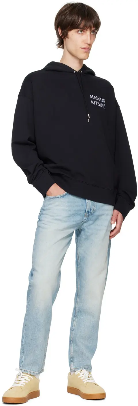 Maison Kitsuné Graphic Printed Drawstring Hoodie