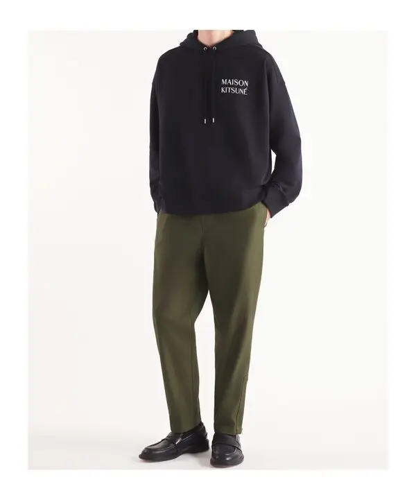 Maison Kitsuné Graphic Printed Drawstring Hoodie
