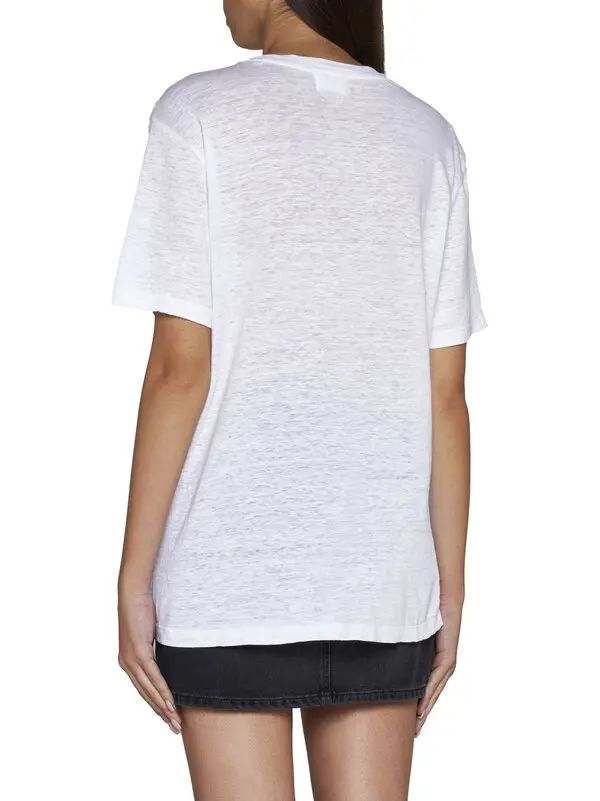 Isabel Marant Étoile Logo Printed Crewneck T-shirt