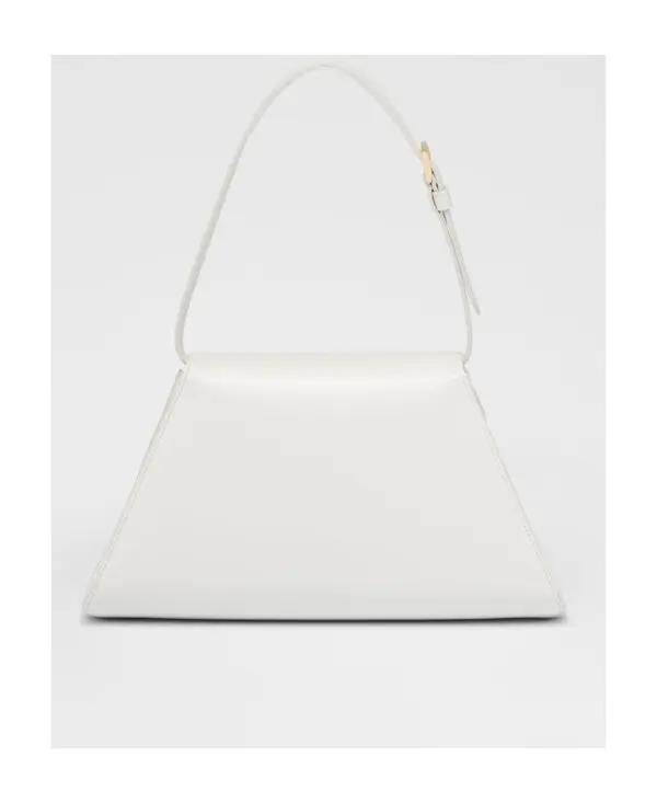 Prada Triangle Logo Foldover Top Shoulder Bag