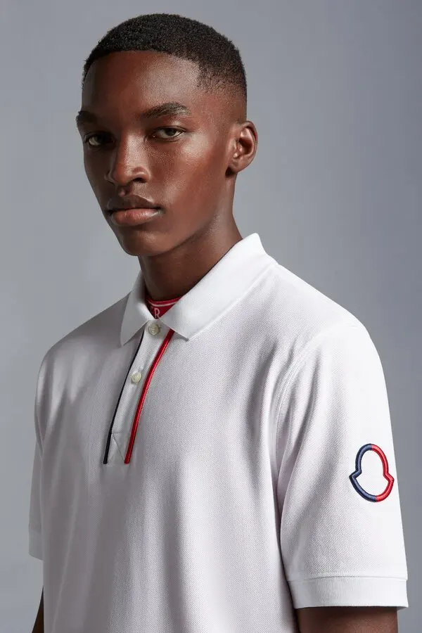 Moncler Tricolour Polo Shirt