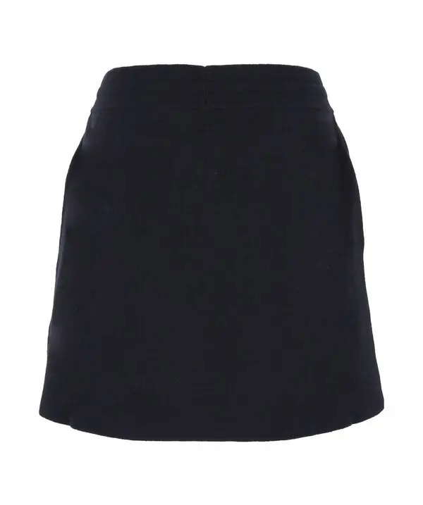 Isabel Marant Étoile Amaline Knitted Drawstring Mini Skirt - Black