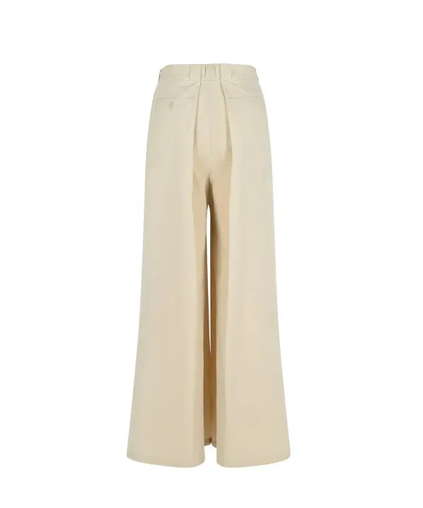MAISON MARGIELA Pleated Wide-leg Trousers