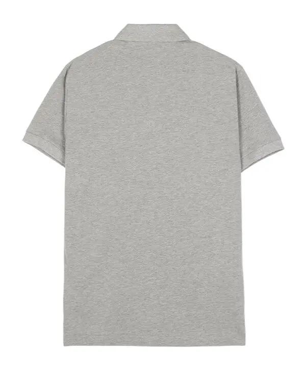 Play Comme Des Garcon Logo-appliqué Cotton Polo Shirt